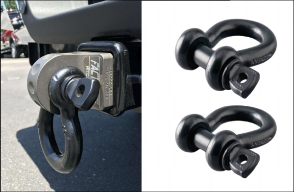 Black Spotlight Shackles - Cargo Lift Store